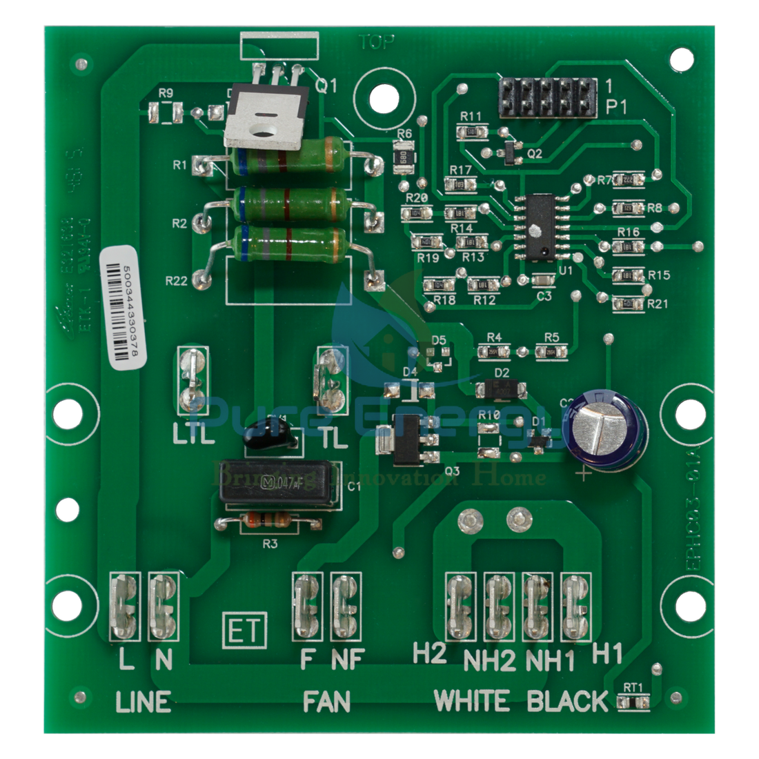 PC Control Board - Back - US009 – Pure Energy